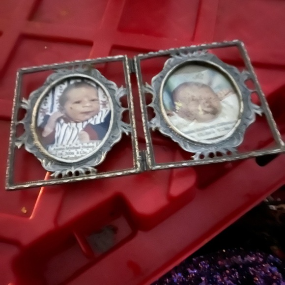 Accents | Vintage Double Photo Frame In Silver | Poshmark
